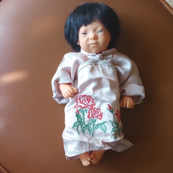 Toys | Vintage Asian Doll In Floral Kimono | Poshmark